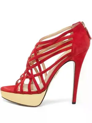 CHARLOTTE OLYMPIA Strappy Platform Stiletto Heels