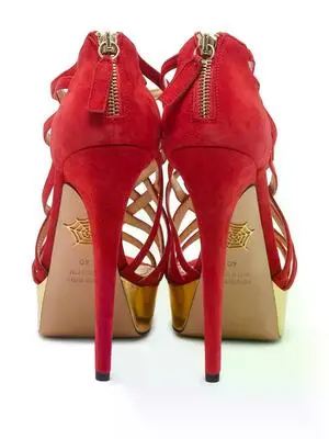 CHARLOTTE OLYMPIA Strappy Platform Stiletto Heels