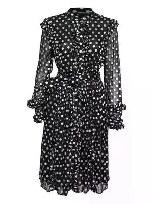 Dodo Bar Or Polka-dot Chiffon Dress