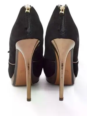 Fendi 110mm Suede Pumps