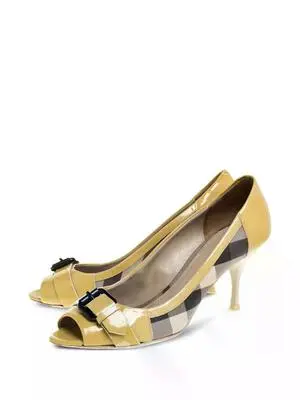 Burberry 80mm Nova Check Pumps