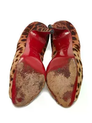 CHRISTIAN LOUBOUTIN 120mm Very Prive Leopard-print Pumps - Neutrals