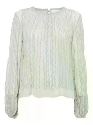Chloé Wave-pattern Top