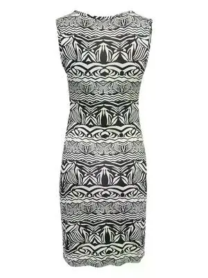 Diane Von Furstenberg Abstract-print Sleeveless Dress