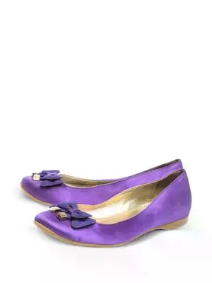 Fendi Satin Ballet Flats