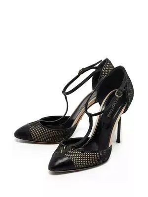 SERGIO ROSSI T-strap Stiletto Pumps