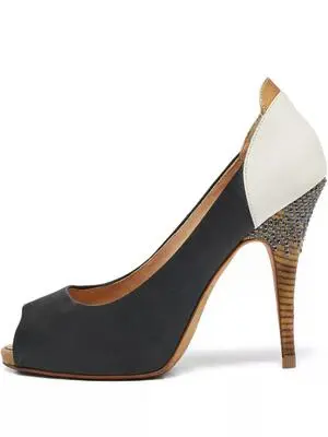 GIUSEPPE ZANOTTI 100mm Peep-toe Pumps