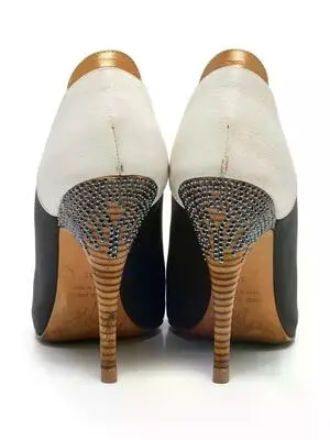 GIUSEPPE ZANOTTI 100mm Peep-toe Pumps