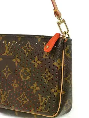 LOUIS VUITTON 2006 Perfo Pochette Accessoires Tote Bag - Brown