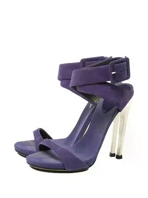 GIUSEPPE ZANOTTI 120mm Suede Heeled Sandals