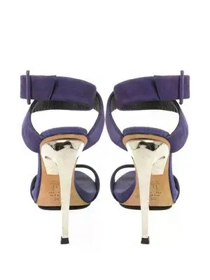GIUSEPPE ZANOTTI 120mm Suede Heeled Sandals