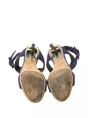 GIUSEPPE ZANOTTI 120mm Suede Heeled Sandals