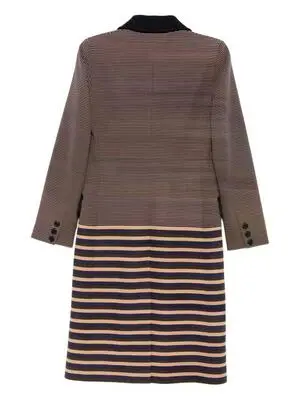 Miu Miu 2010s Striped Coat