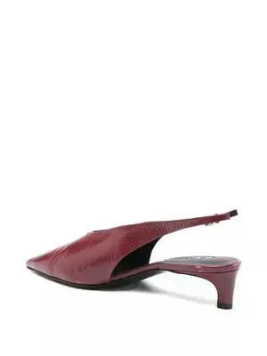JIL SANDER 45mm Slingback Leather Pumps