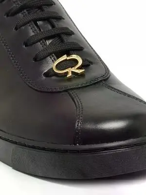 GIANVITO ROSSI Leather Logo Sneakers