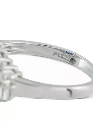 LB EXCLUSIVE Platinum, Diamond, And Sapphire Ring