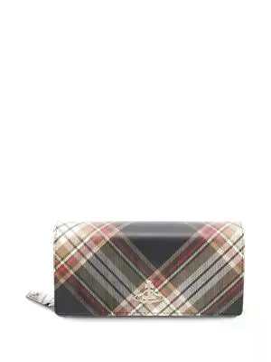 VIVIENNE WESTWOOD 2020 Classic Logo Wallet - Brown