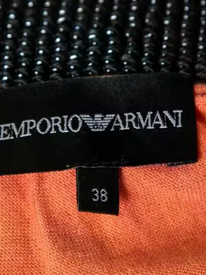 Emporio Armani Beaded-trim Top