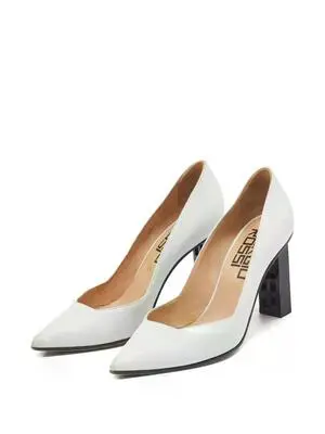 SERGIO ROSSI Leather Heeled Pumps