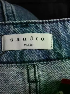 Sandro Fiorina Denim Skirt