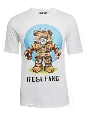 Moschino Robot Bear T-shirt - White