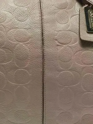 COACH VINTAGE Embossed Leather Tote