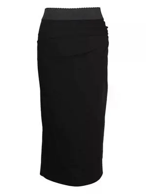 Dolce & Gabbana Wool Midi Skirt
