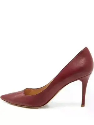 GIANVITO ROSSI 90mm Leather Pumps - Red