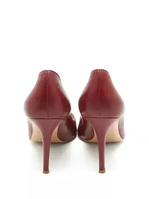 GIANVITO ROSSI 90mm Leather Pumps - Red