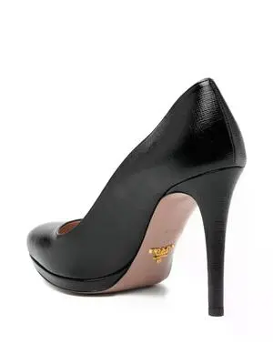 Prada 120mm Saffiano Pumps
