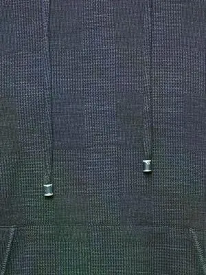 Emporio Armani Checked Hoodie