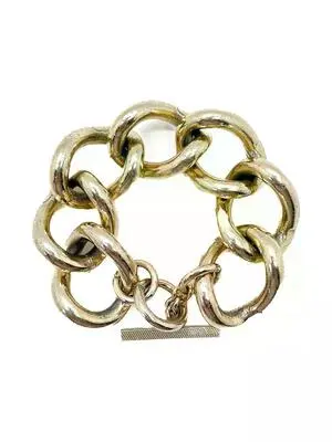 JENNIFER GIBSON JEWELLERY 2000s Chunky-link Toggle Bracelet - Gold