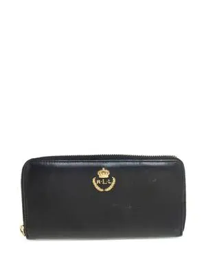 Polo Ralph Lauren Leather Zip Wallet - Black