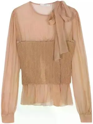Prada 2010s Panelled Blouse