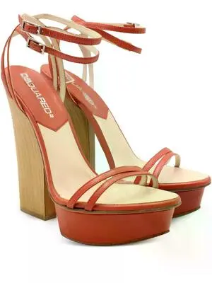 Dsquared2 Double-strap Block-heel Sandals