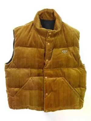Prada 2000s Corduroy Down Gilet