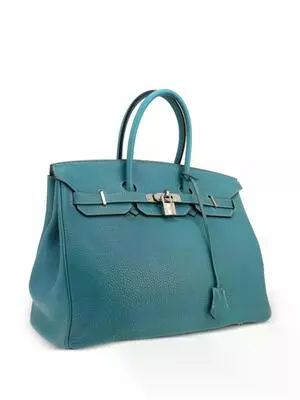 Hermès 2010 Birkin 35 Handbag - Blue