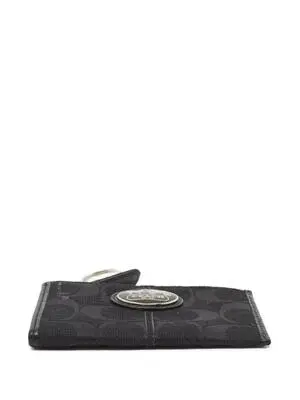 COACH® Monogram-canvas Card Holder