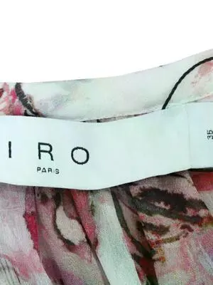 IRO PARIS Floral-print Puff-sleeve Shirt