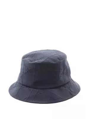 Dior Embossed Denim Bob Hat - Blue