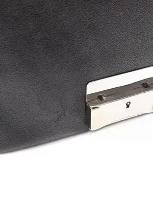 BVLGARI 2000 Leather Clutch Bag