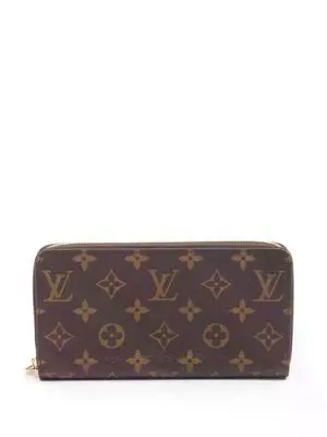 LOUIS VUITTON Monogram Zippy Wallet - Brown