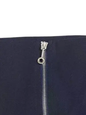Hermès 2010s Wool Zip-up Skirt