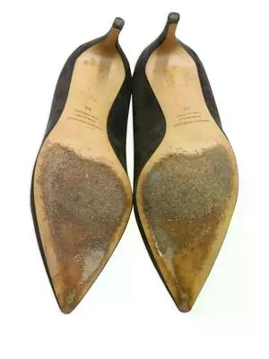 ISABEL MARANT VINTAGE Pointed-toe Suede Pumps