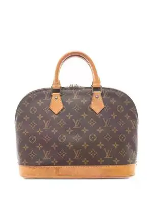 LOUIS VUITTON 1996 Alma Pm Monogram Tote - Brown