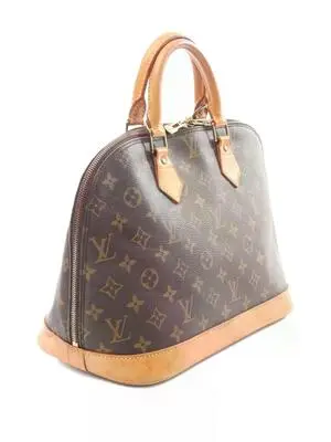 LOUIS VUITTON 1996 Alma Pm Monogram Tote - Brown