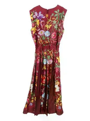 Gucci 2010s Floral-pattern Midi Dress