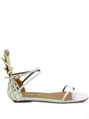 AQUAZZURA Pina Colada Flat Sandals