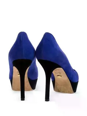 SERGIO ROSSI 100mm Cachet Peep-toe Platform Pumps