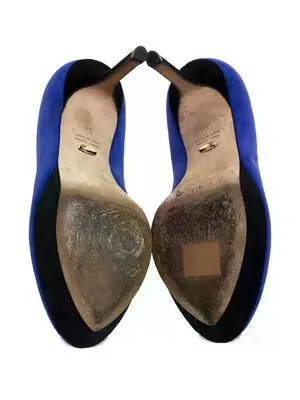 SERGIO ROSSI 100mm Cachet Peep-toe Platform Pumps